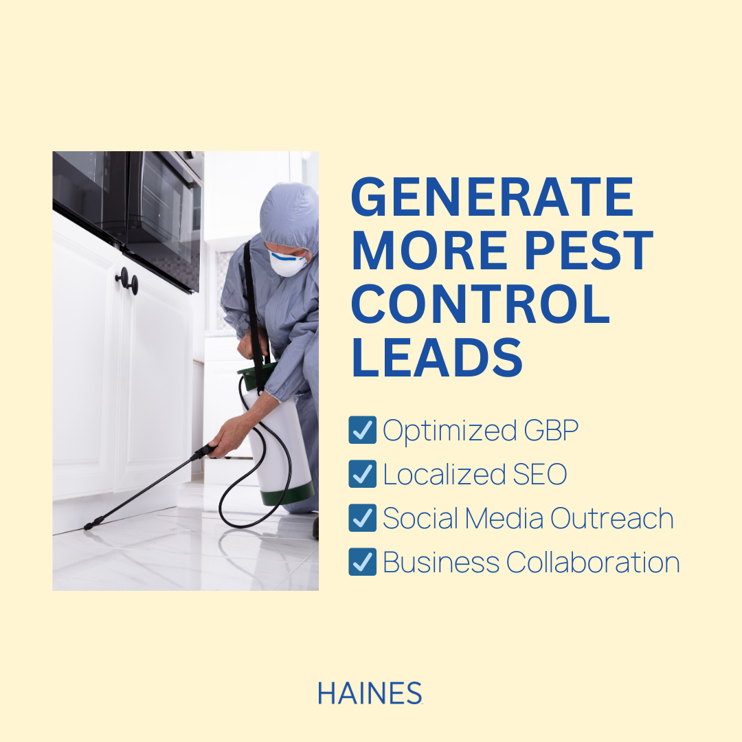 How to Generate More Pest Control Leads - HAINES